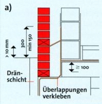 Bausachverständigenbüro Carden; Sichtmauerwerk;Abdichtung im Verblenderbau, Skizzen